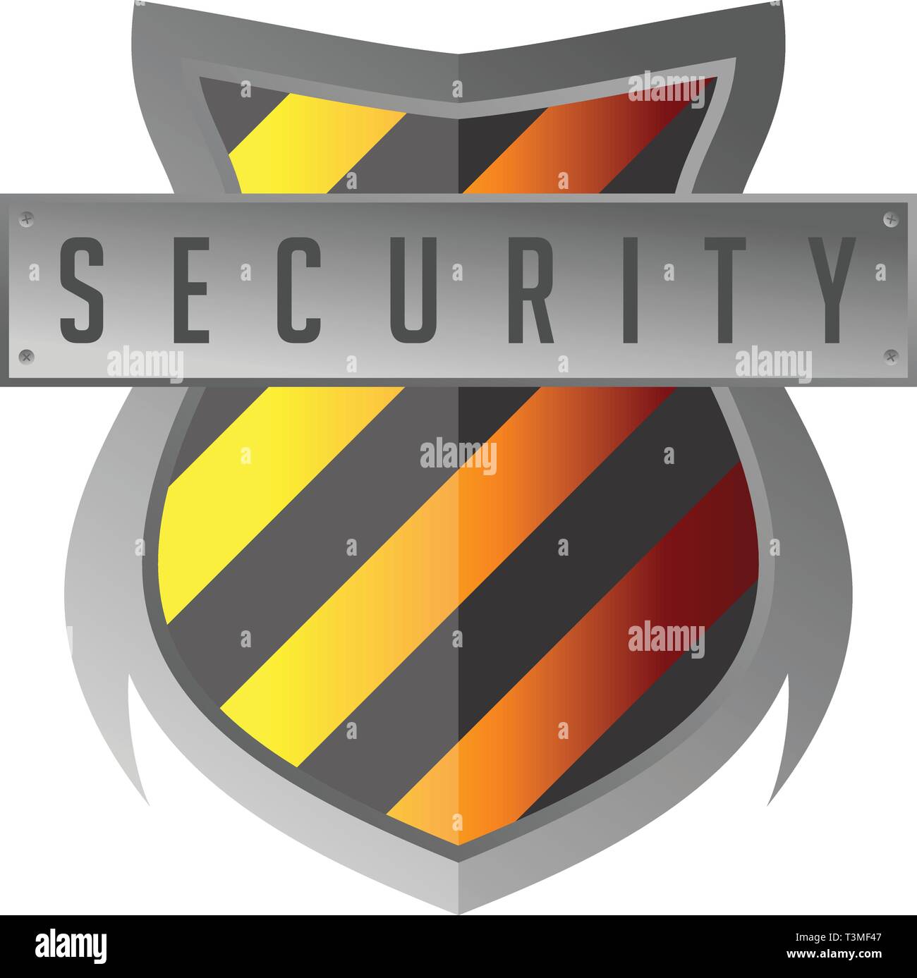 protection shield antivirus sign vector art illustration Stock Vector ...