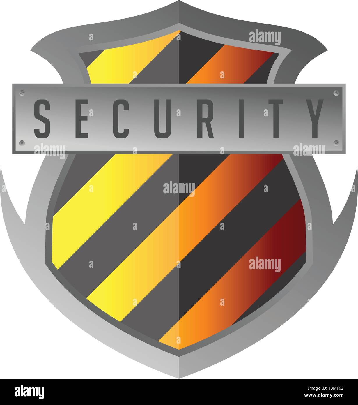 protection shield antivirus sign vector art illustration Stock Vector ...