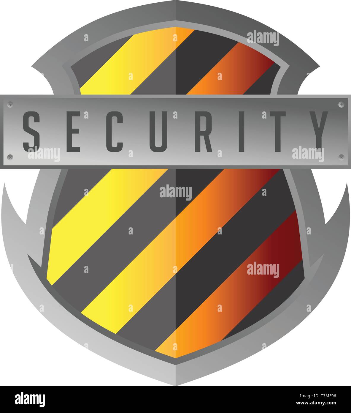 protection shield antivirus sign vector art illustration Stock Vector ...