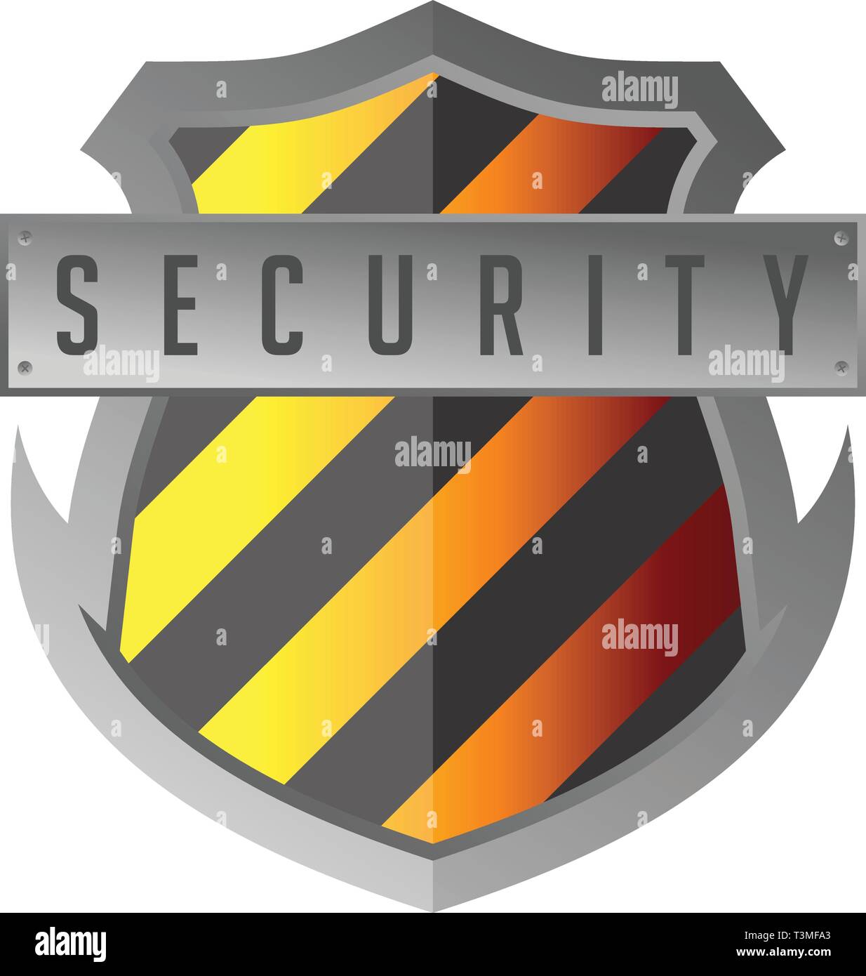 protection shield antivirus sign vector art illustration Stock Vector ...