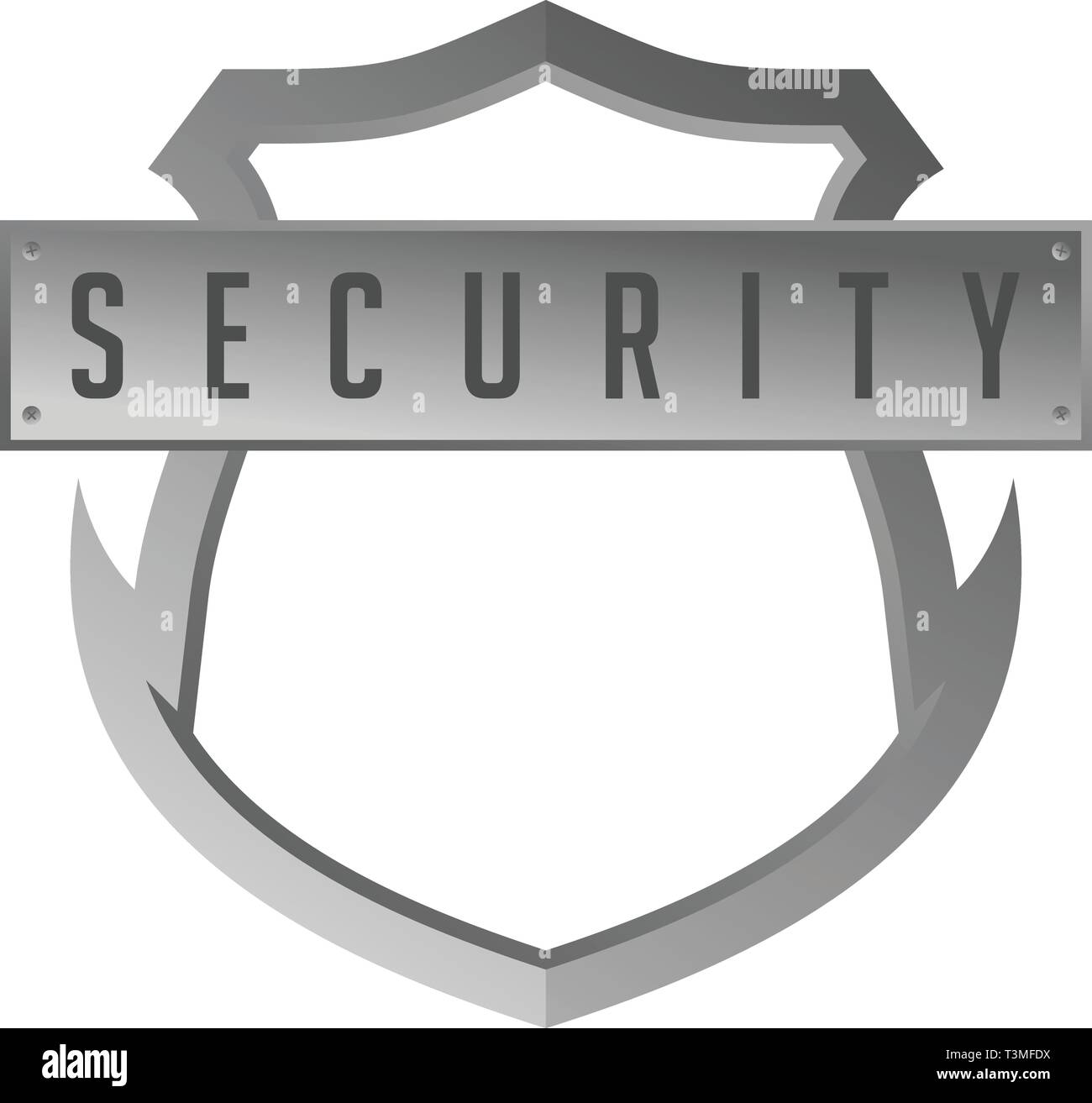 protection shield antivirus sign vector art illustration Stock Vector ...