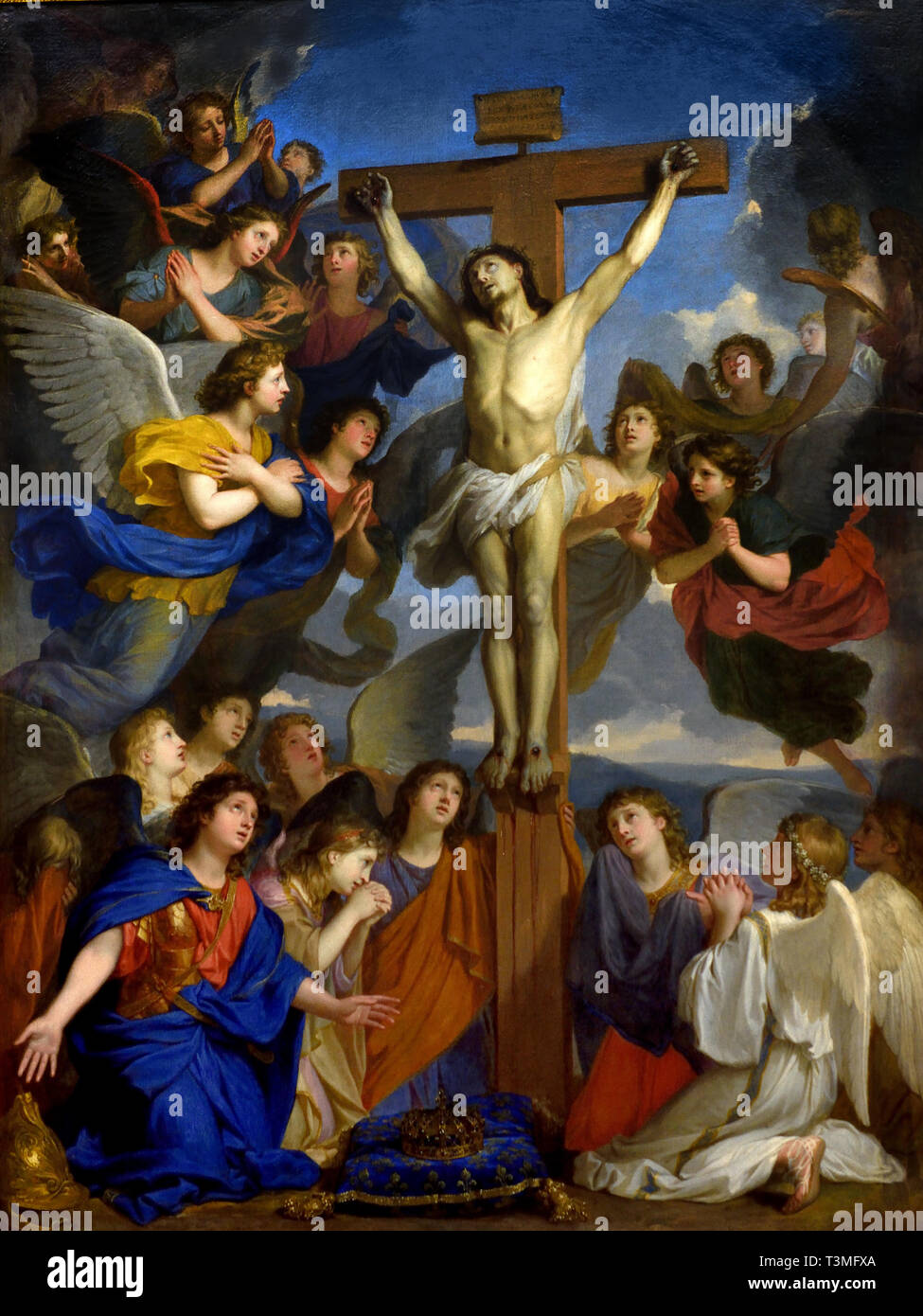 The Crucifix with Angels,1660, Charles LE BRUN 1619 – 1690, France ... The Crucifix with Angels,1660, Charles LE BRUN 1619 – 1690, France ...