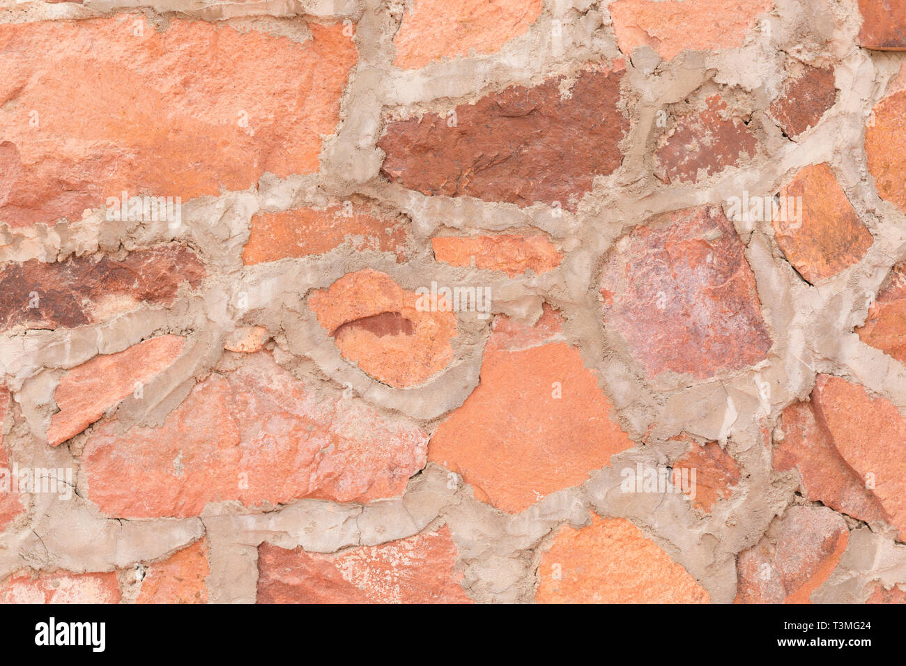 red stone wall outdoor background and texture of decorative Slate Stone ...
