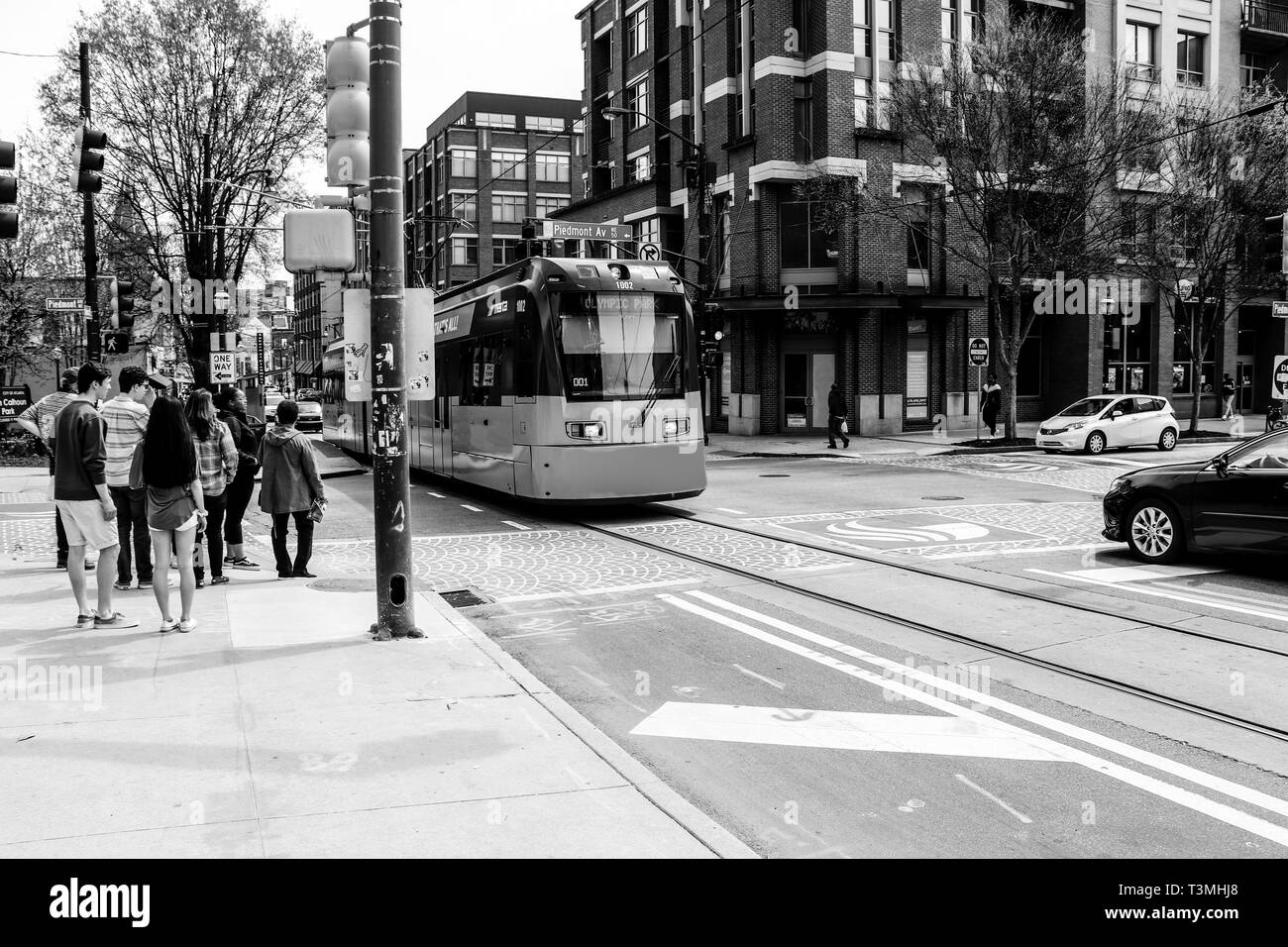 Downtown atlanta city tourist district hi-res stock photography and ...