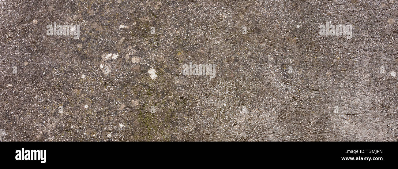Old, distressed wall, building facade. Painted and faded, gray color ...