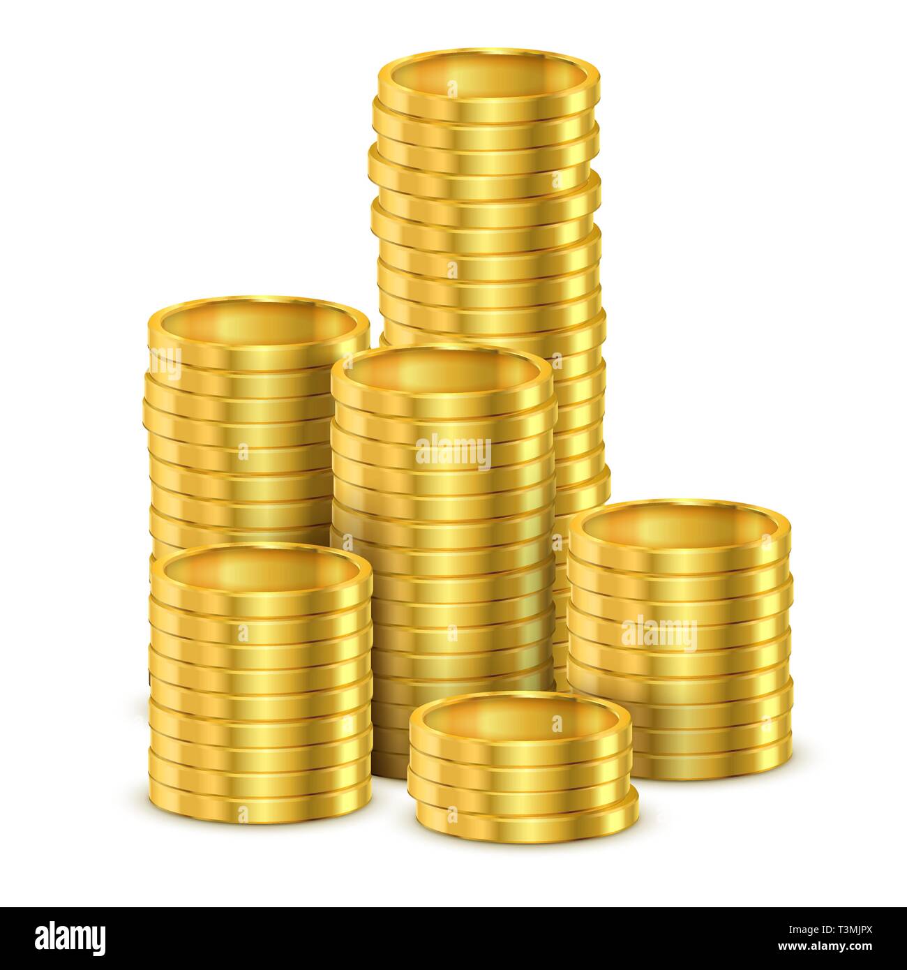 Shining coins hi-res stock photography and images - Alamy