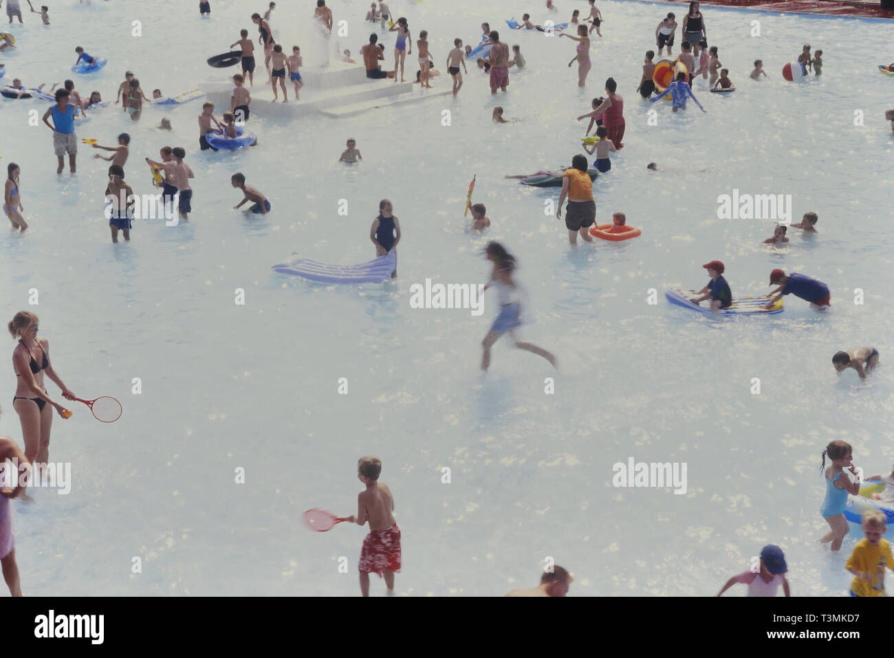 The old Children's Paddling pool, Worthing, West Sussex, England, UK ...
