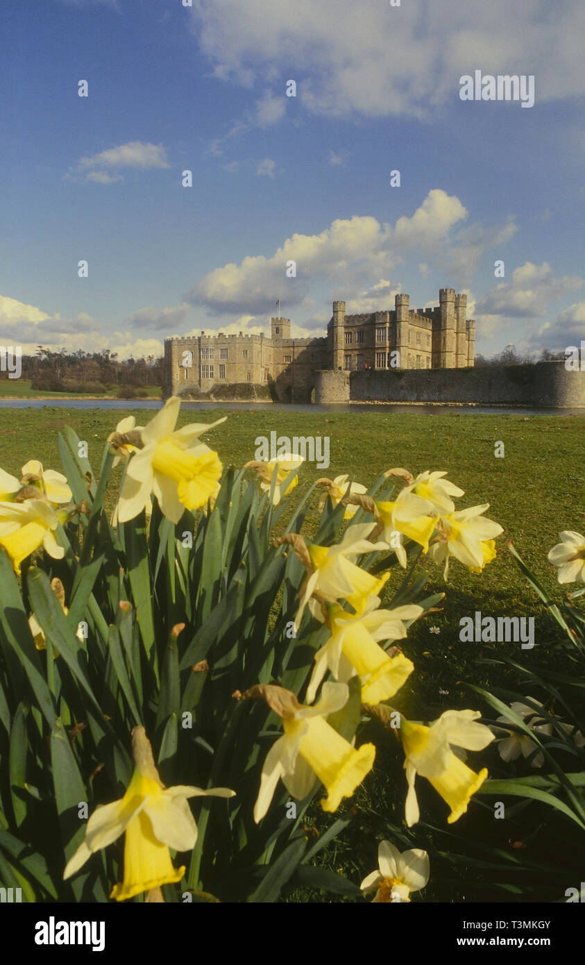 Springtime at Leeds Castle, Kent, England, UK Stock Photo - Alamy