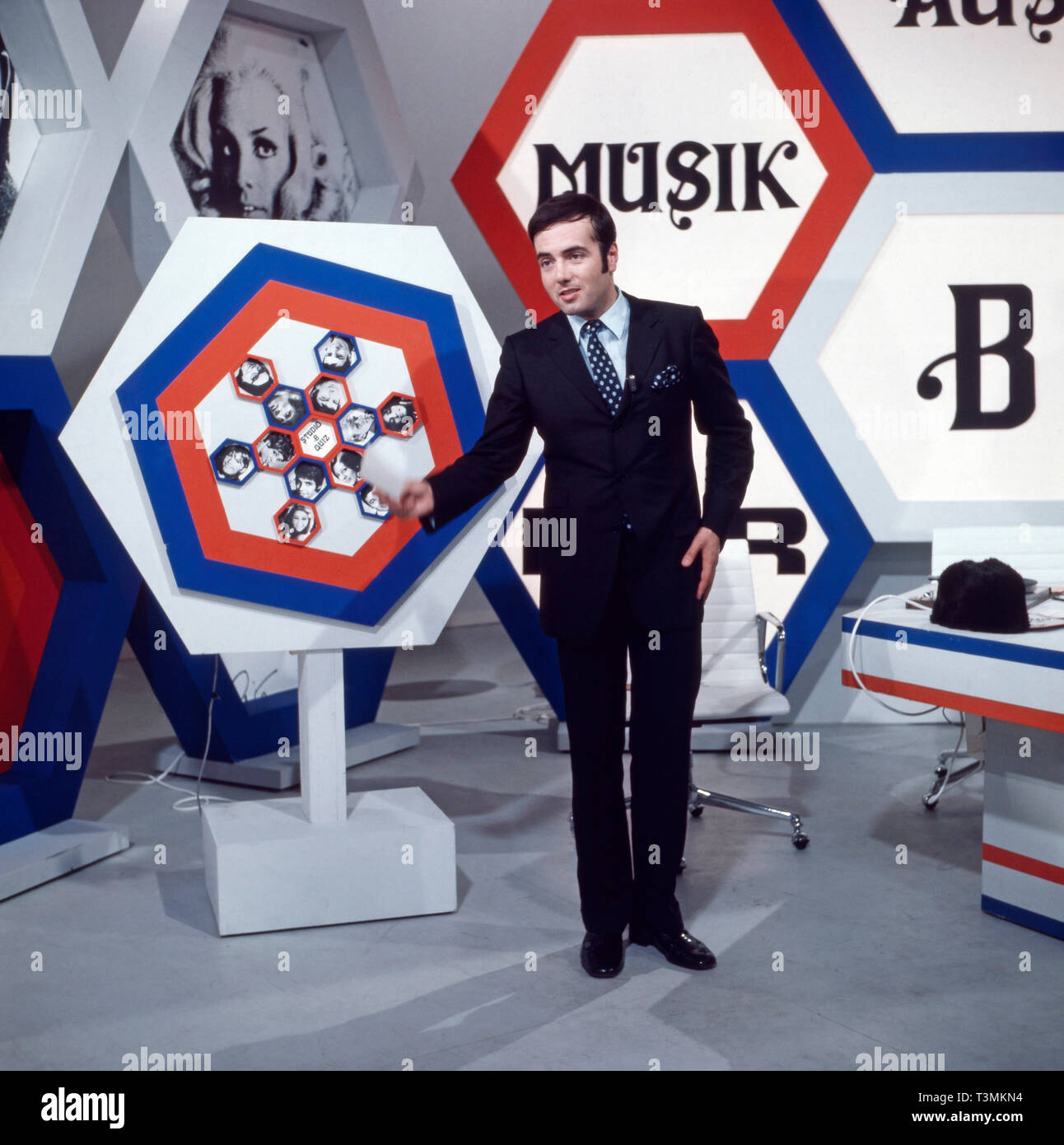 Musik aus Studio B, Musiksendung, Deutschland 1969, Moderator Peter ...