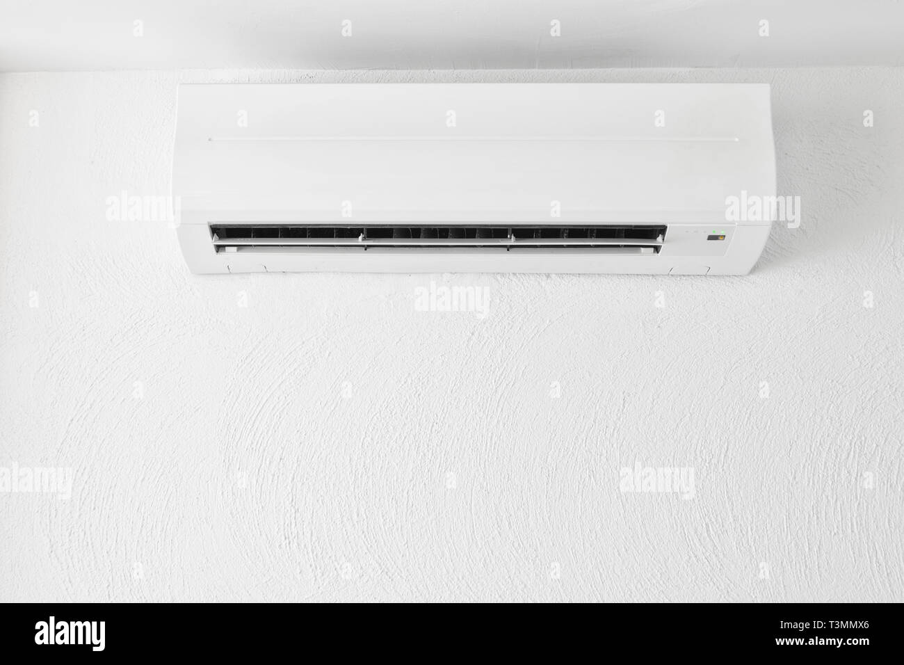 Cool air conditioner on white modern interior room cooling comfortable ...