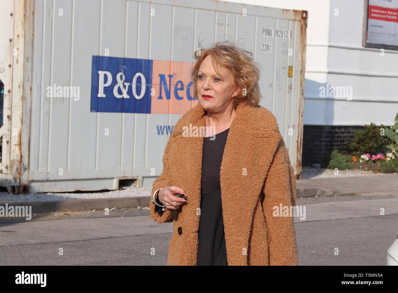 Sherrie Hewson arriving at the Venue Cymru Llandudno for the ...