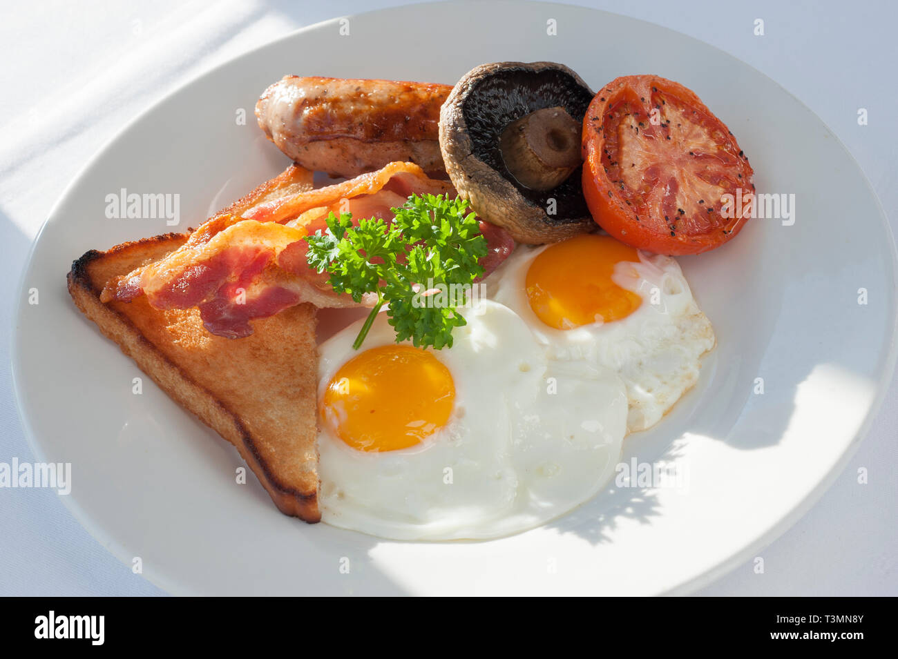 Full English breakfast Stock Photo - Alamy