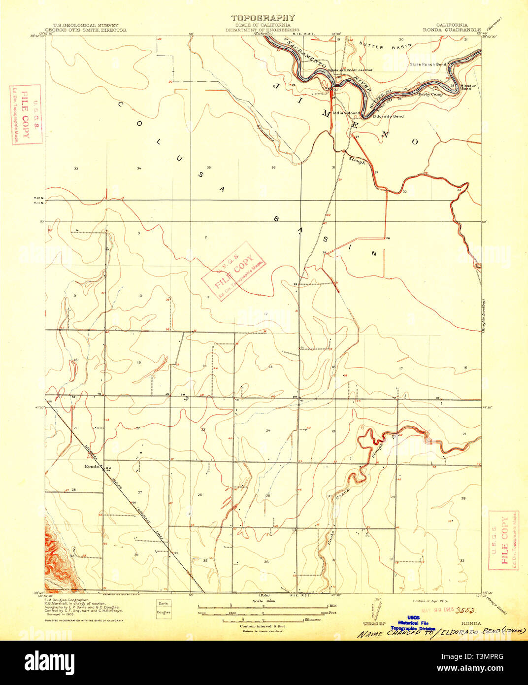 Map of ronda hi-res stock photography and images - Alamy