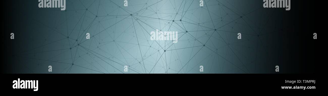 Cyberspace communication vector banner concept black background Stock ...