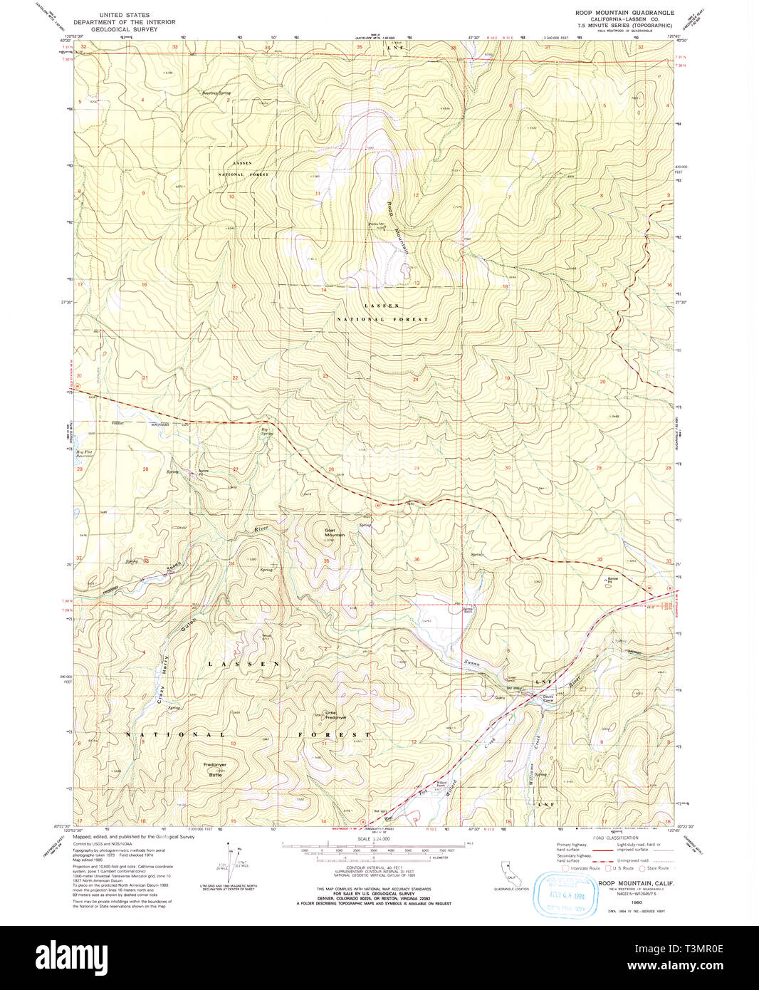 Map california 1980 hi-res stock photography and images - Alamy