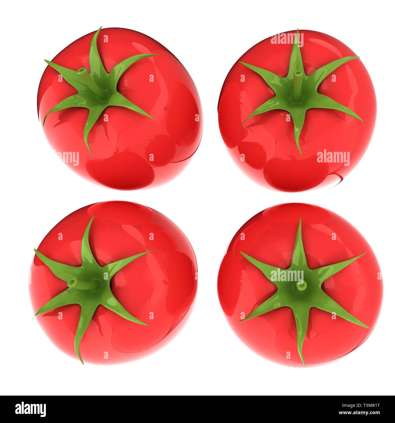 tomato. 3d illustration Stock Photo - Alamy