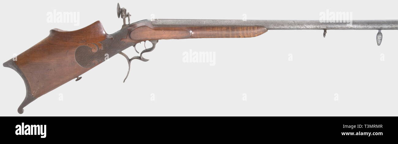 Civil long arms, modern systems, full stock rifle, German, circa 1880 ...