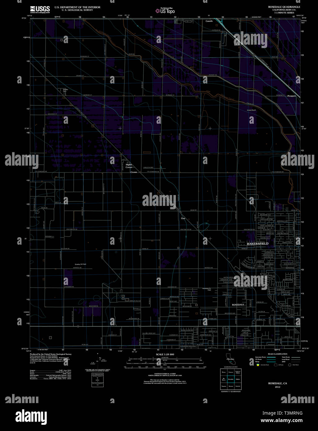 Map of rosedale hi-res stock photography and images - Alamy