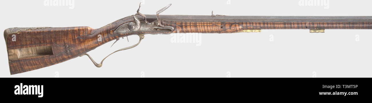 Civil long arms, flintlock and caplock, flintlock rifle, Hans Loeffler ...