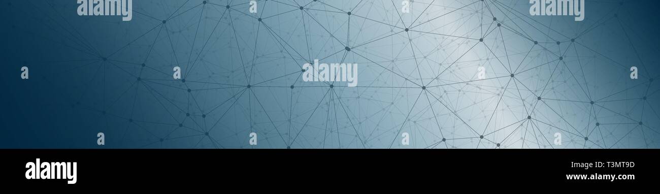 Tech science connections structure, vector connect lines Stock Vector ...