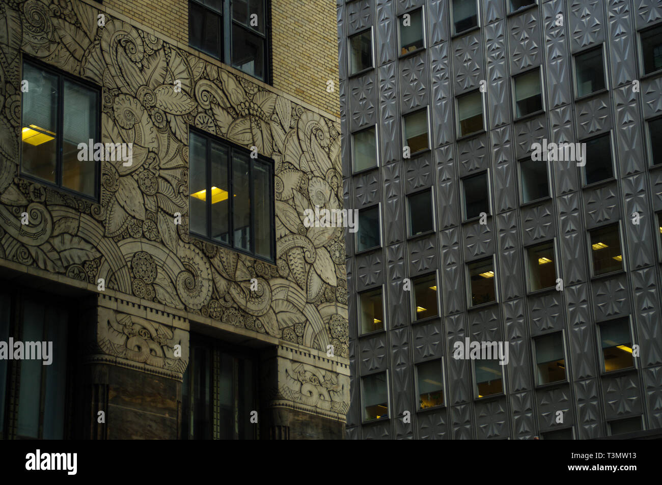 Buildings of New York and their details Stock Photo - Alamy