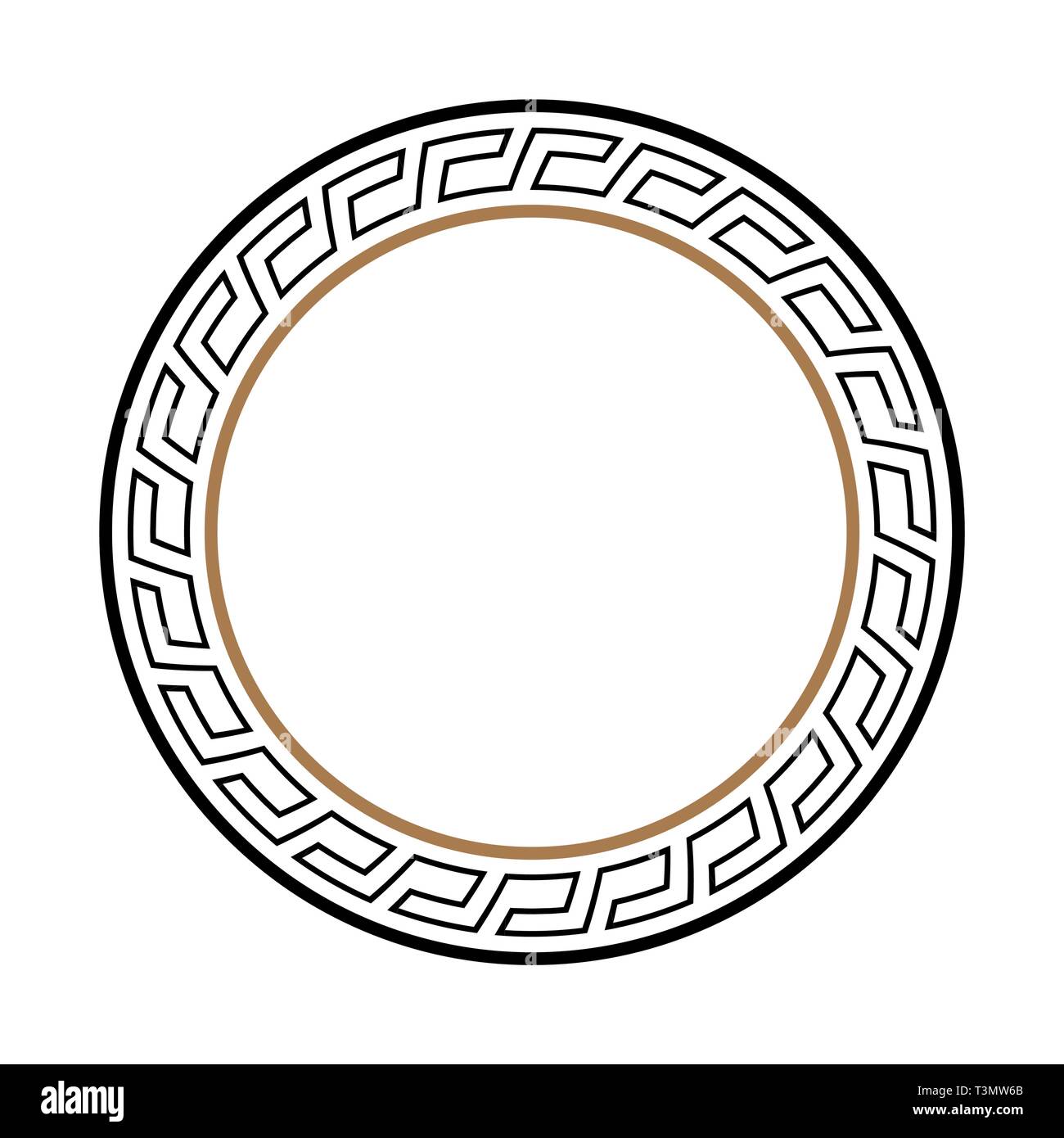 Greek Key Circle