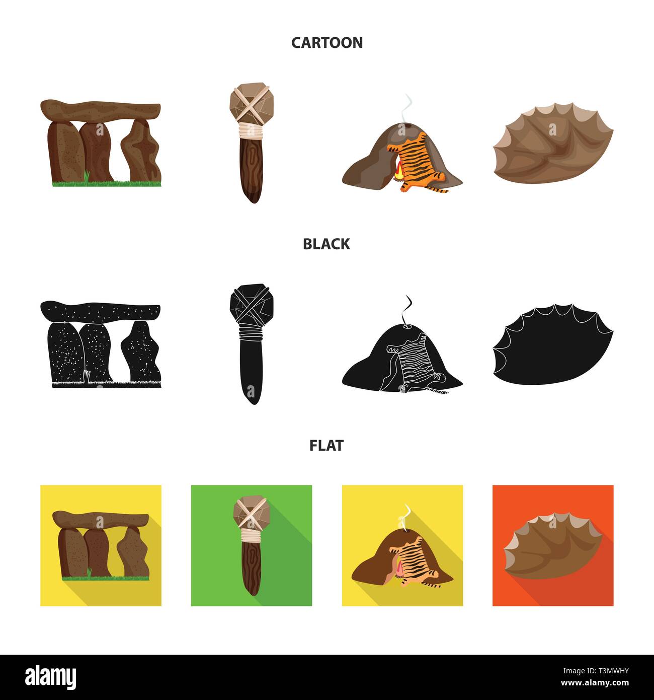 Flint construction Stock Vector Images - Alamy