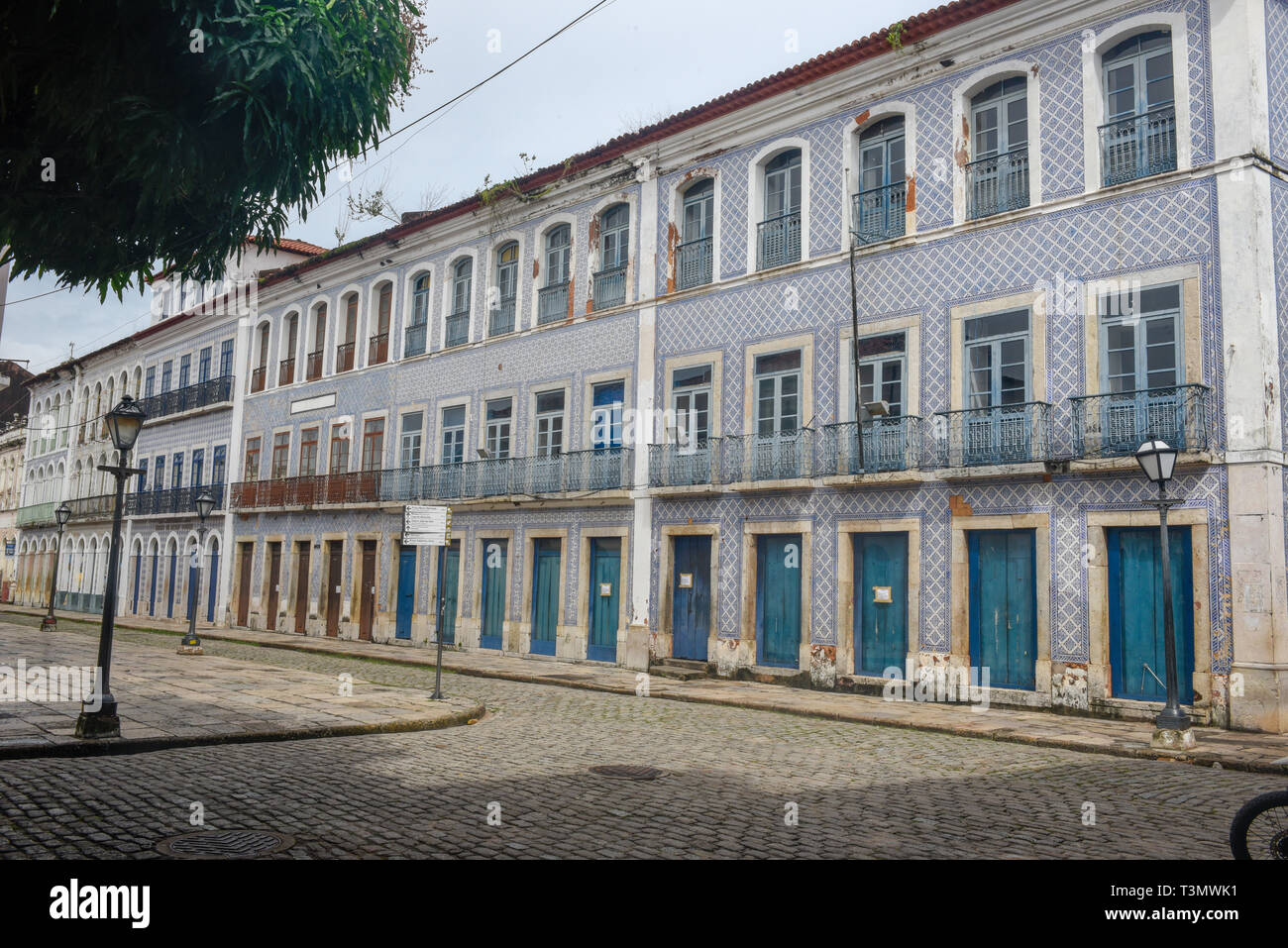 Traditional Portuguese colonial architecture in Sao Luis on Brazil ...