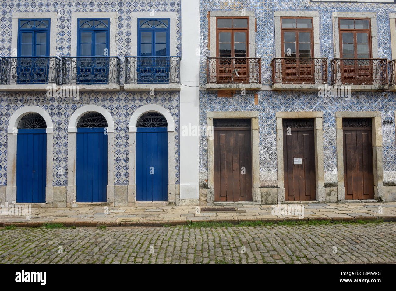 Traditional Portuguese colonial architecture in Sao Luis on Brazil ...