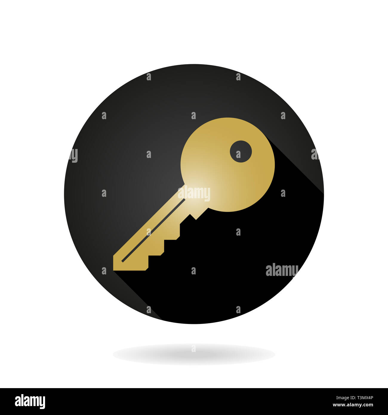 Safe icon symbol flat hi-res stock photography and images - Alamy