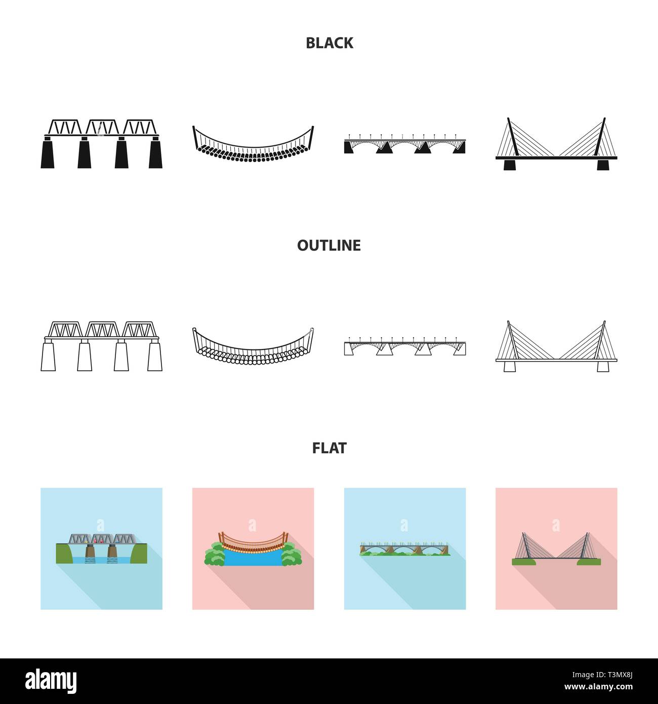 Isolated Object Of Connection And Design Sign Set Of Connection And Side Vector Icon For Stock