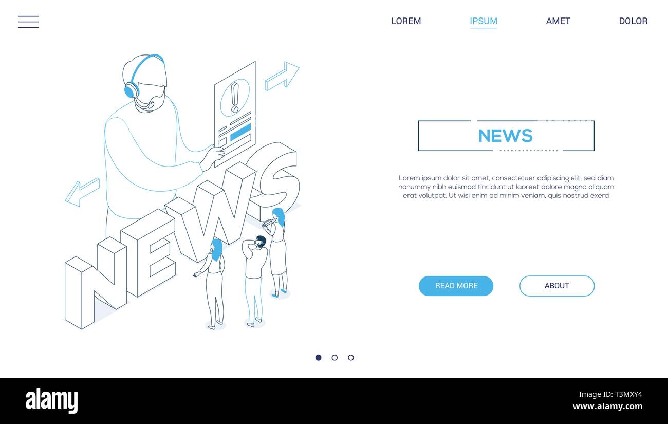 News tv app Stock Vector Images - Alamy