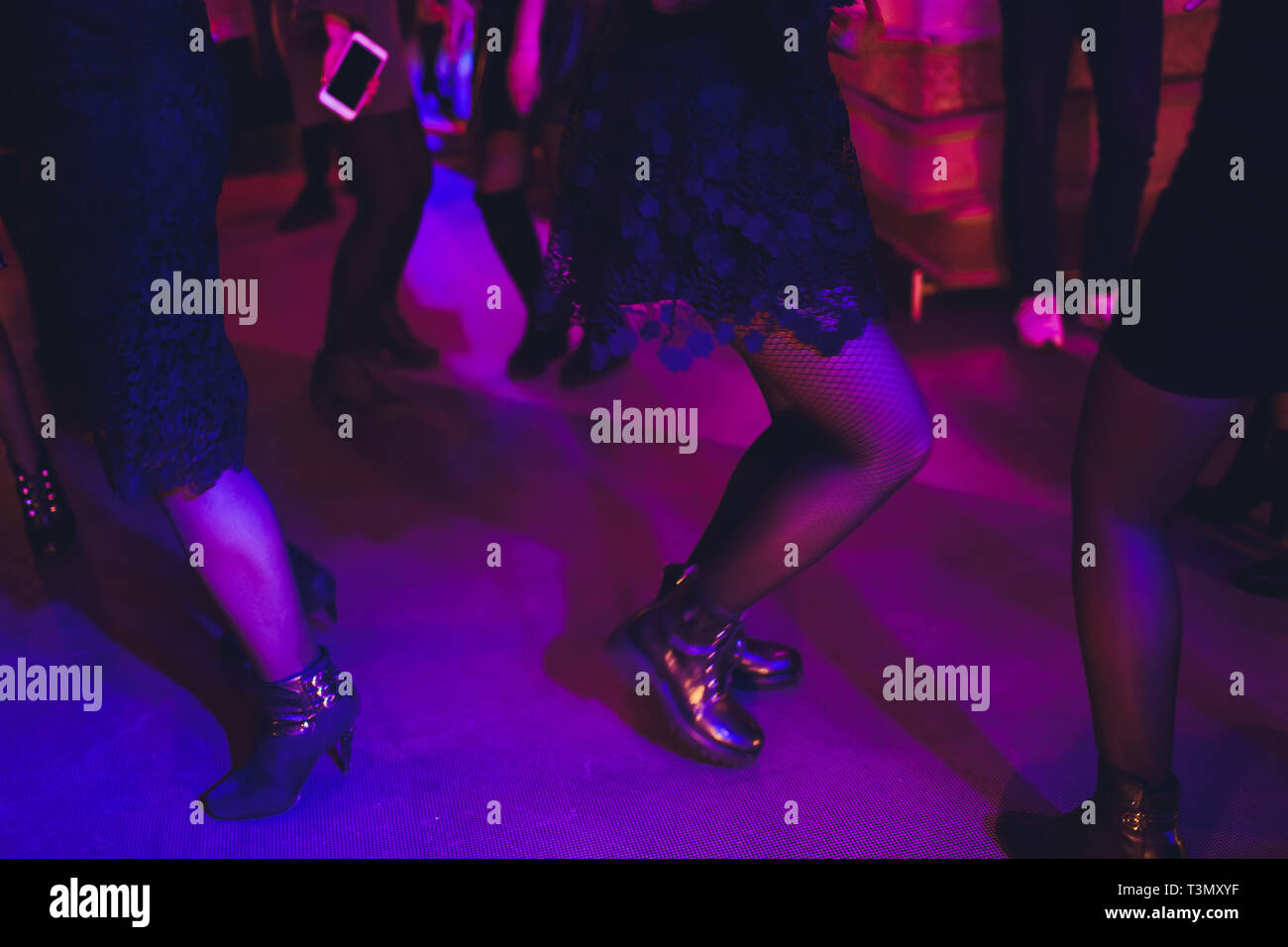 Girls Dancing Group Feet High Resolution Stock Photography and Images ...