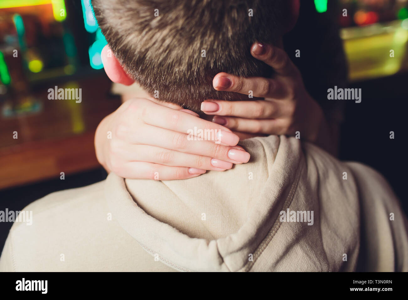 Arms Around His Neck Stock Photos & Arms Around His Neck Stock Images ...