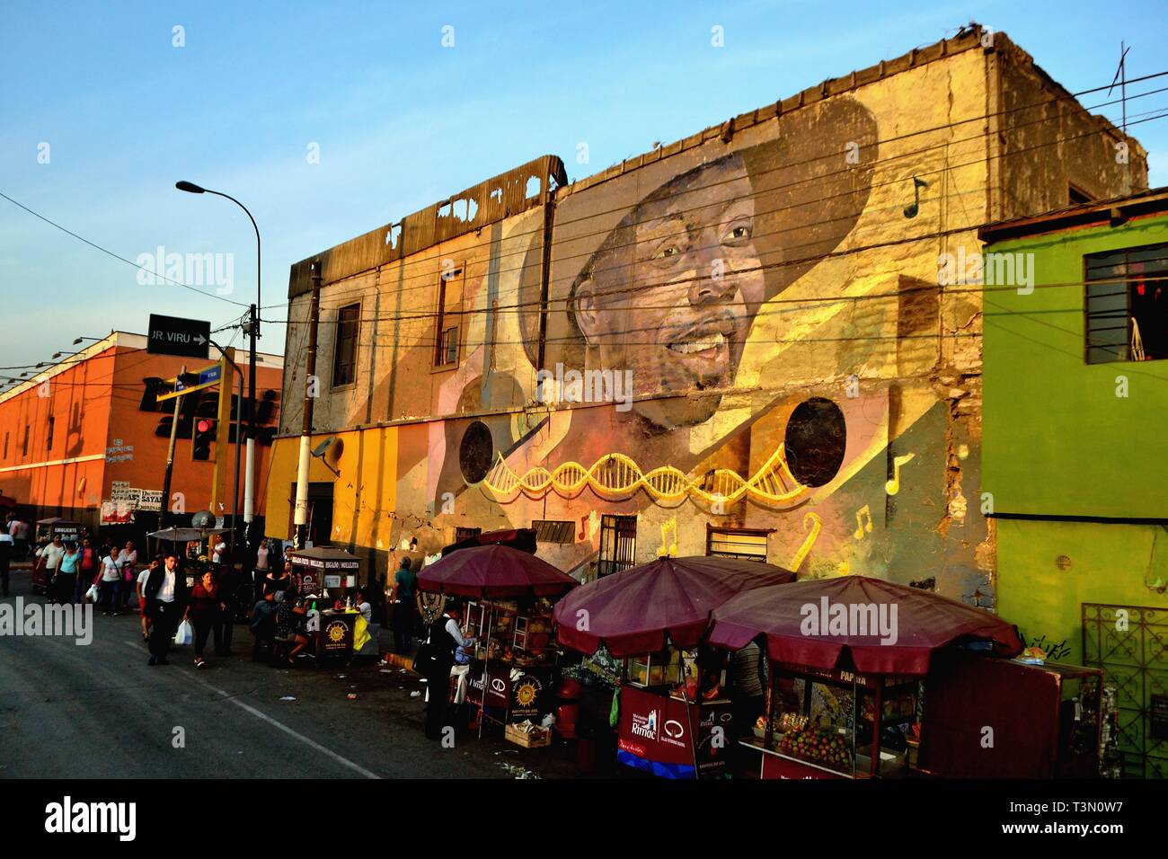Graffiti in Rimac in LIMA. Department of Lima.PERU Stock Photo - Alamy
