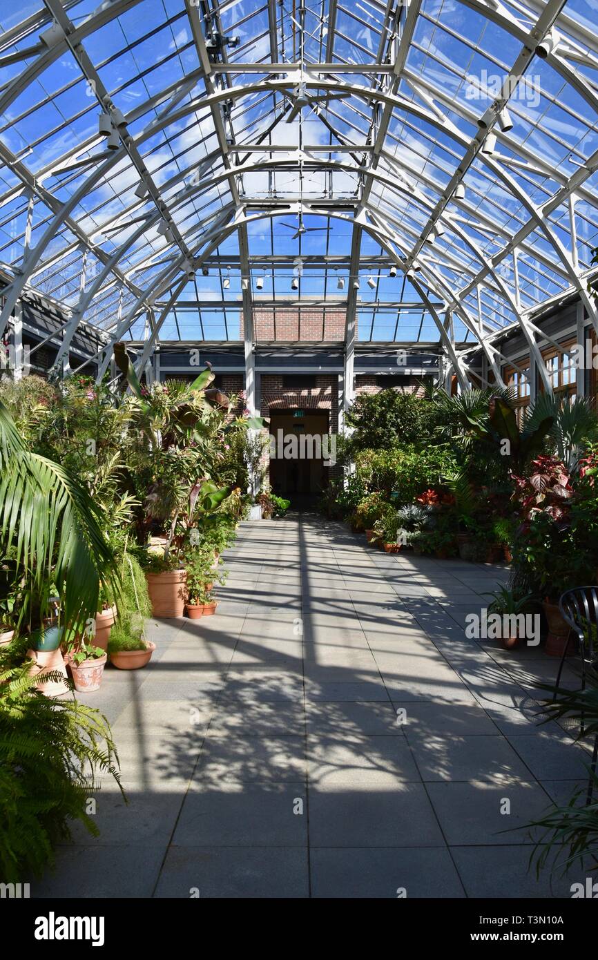 The greenhouse at Tower Hill Botanical Gardens by the Worcester County ...