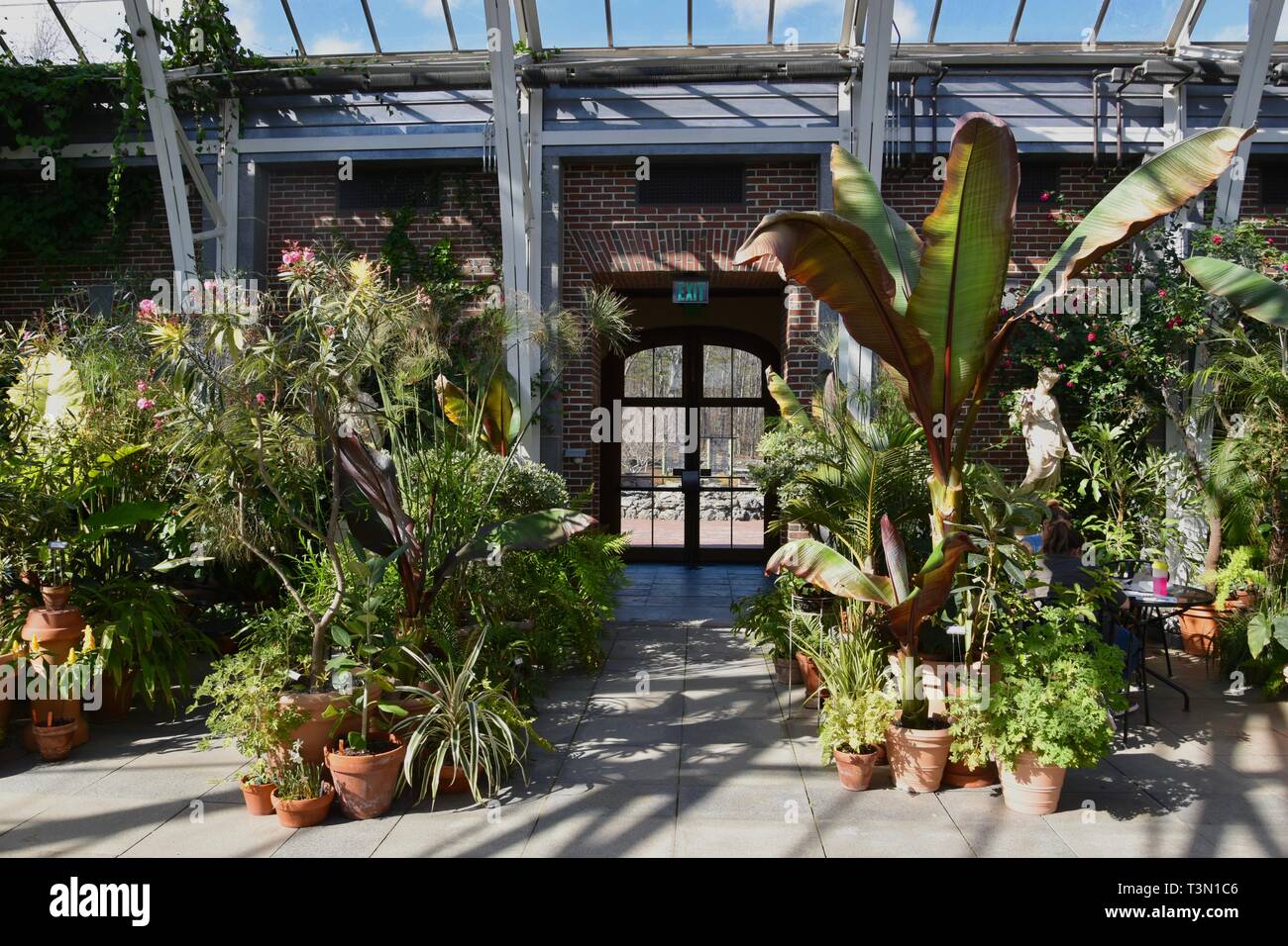The greenhouse at Tower Hill Botanical Gardens by the Worcester County ...