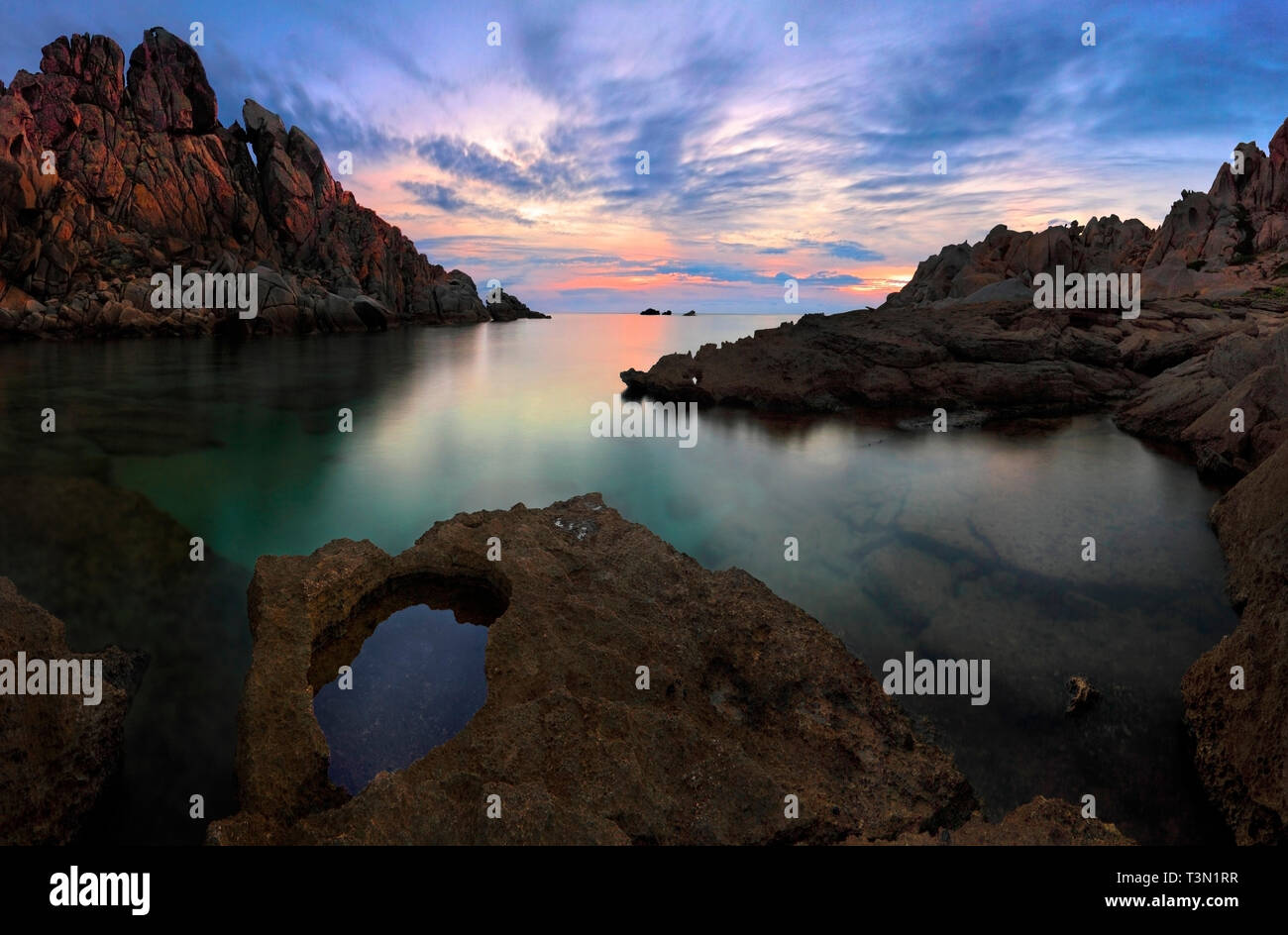 Cala Grande, one of the many small bays of the amazing rocky promontory ...