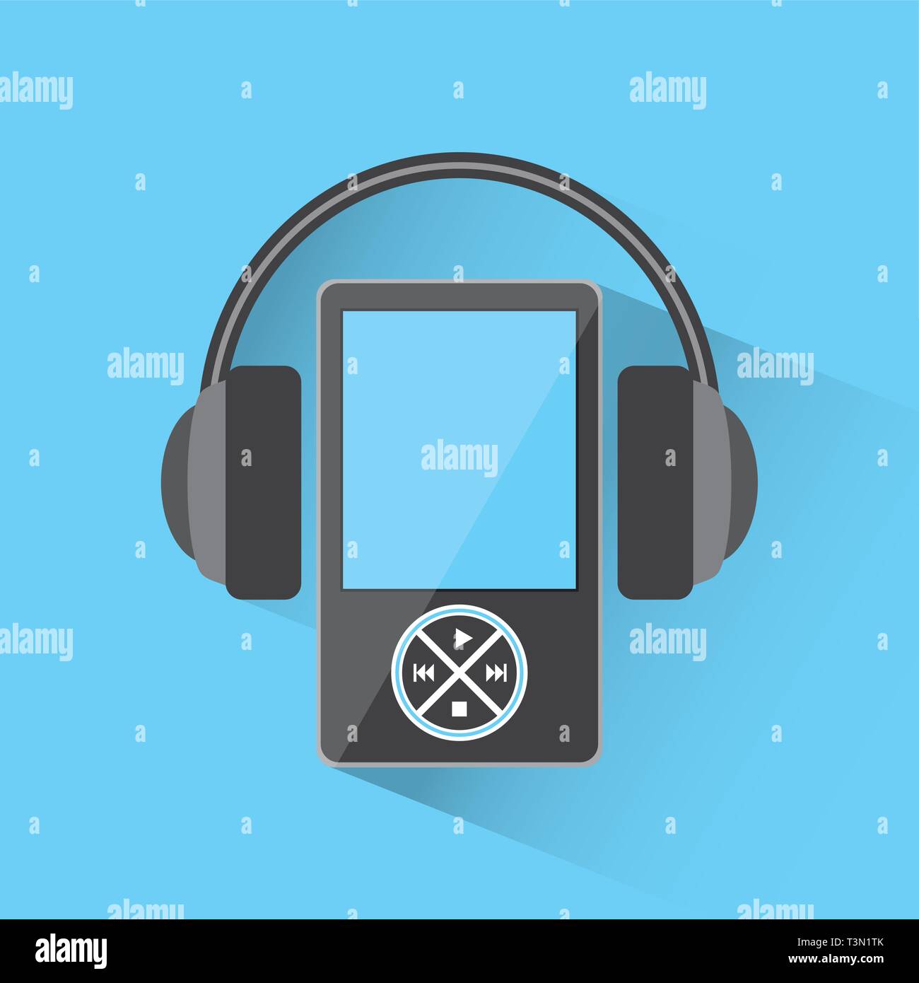 mp3 music player Stock Vector Image & Art - Alamy