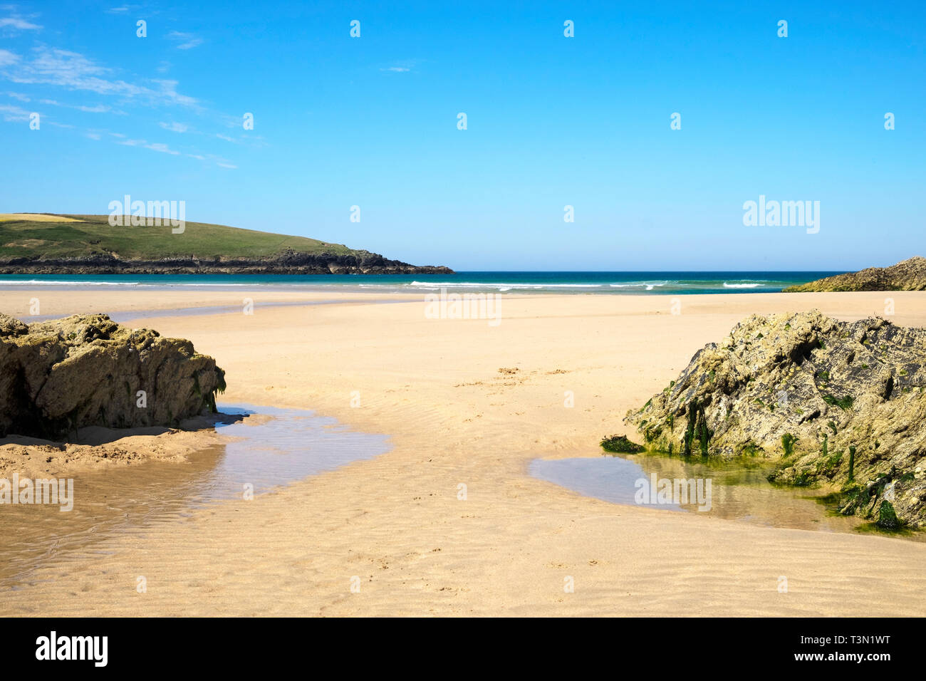 Crantock beach hi-res stock photography and images - Alamy