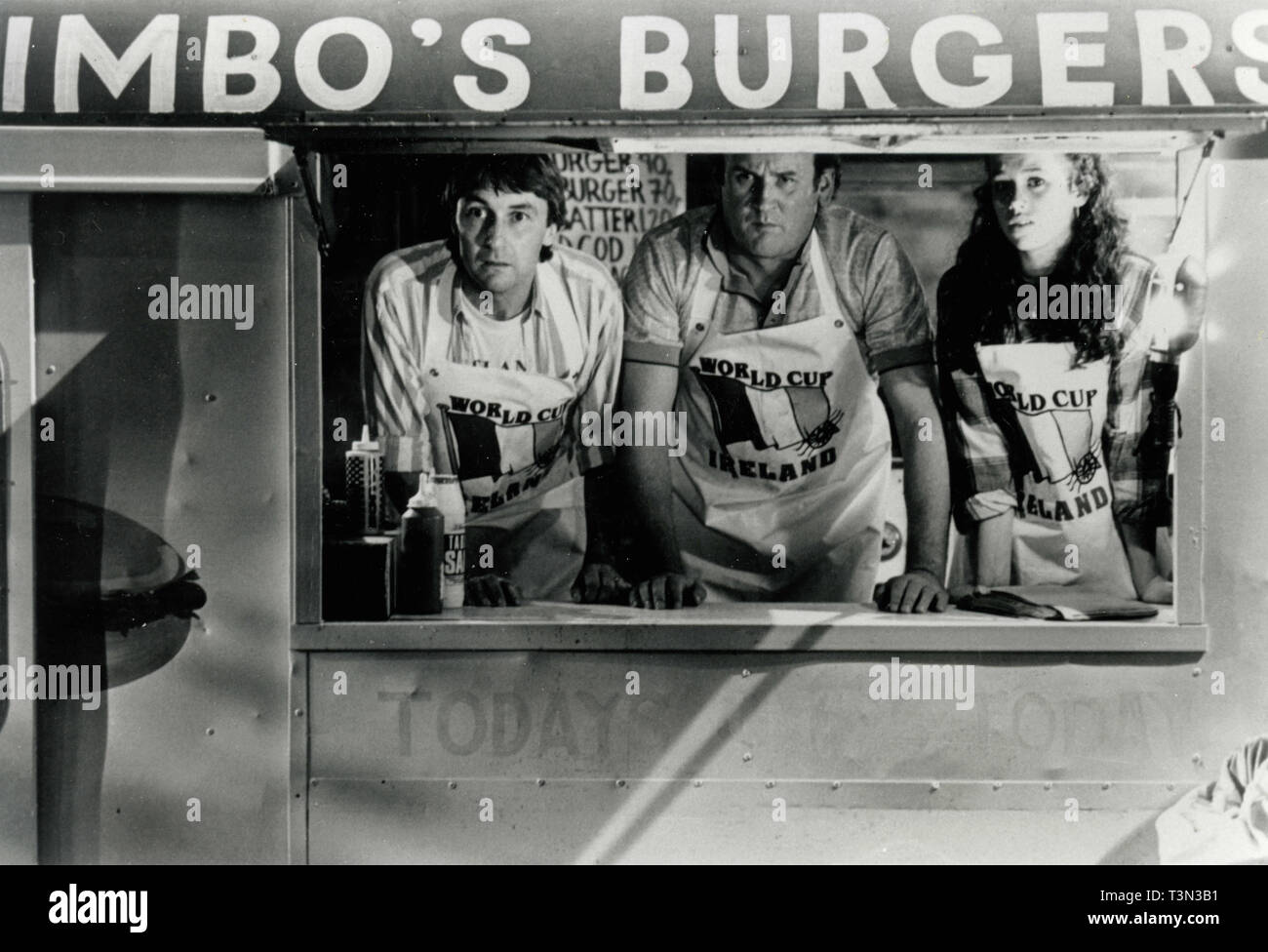 Actors Donal O'Kelly, Colm Meaney, and Neili Conroy in the movie The ...