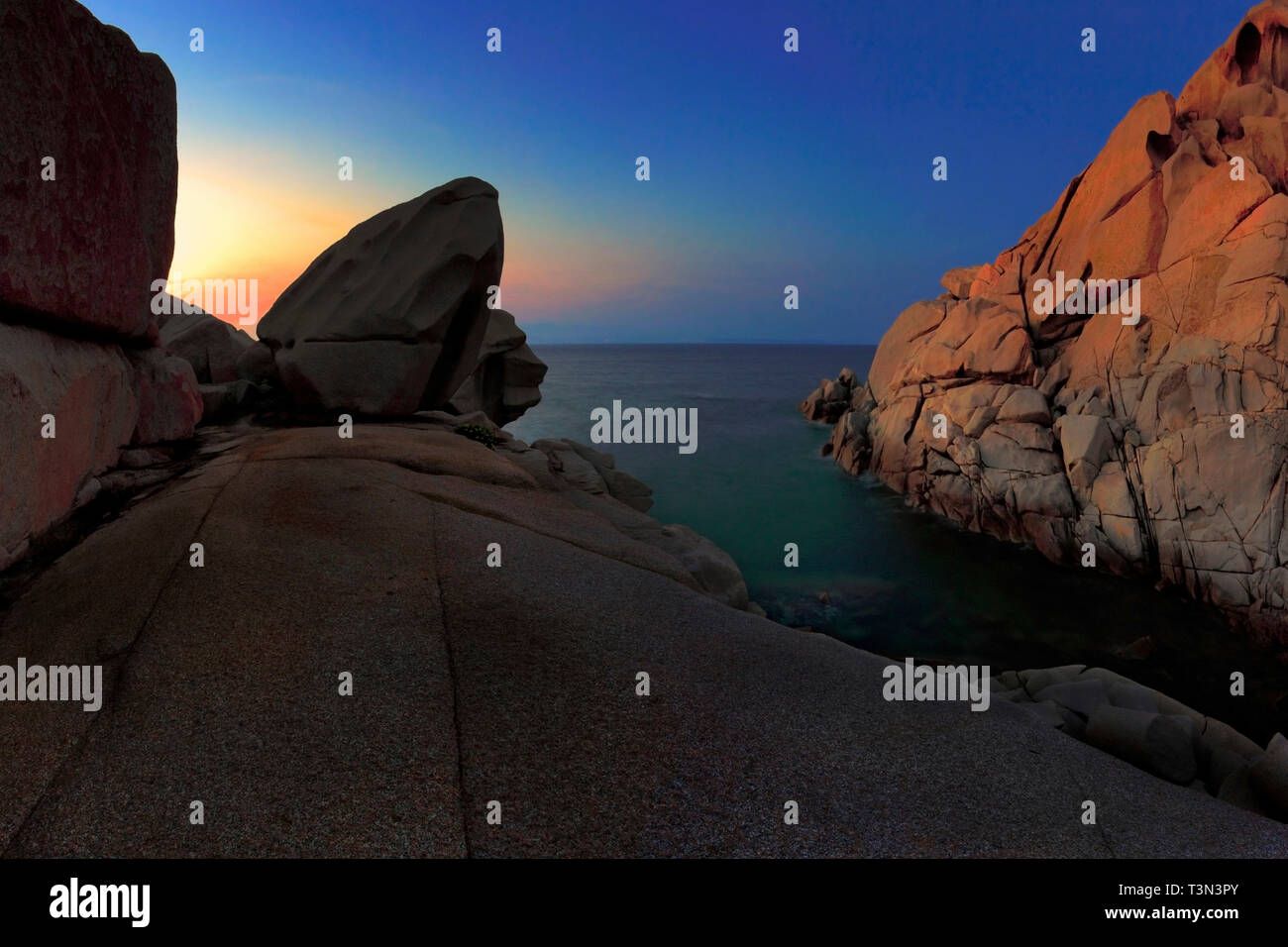 The amazing wind carved rocky sculptures at the beach of Cala Spinosa,a ...