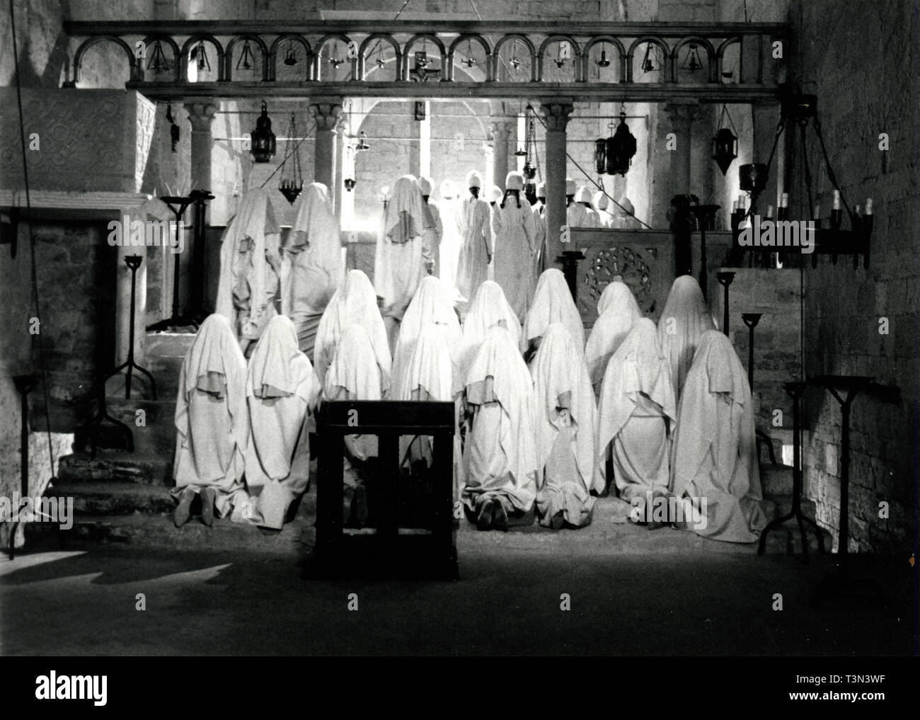 Scene from the Italian movie Magnificat, by Pupi Avati, 1990s Stock ...