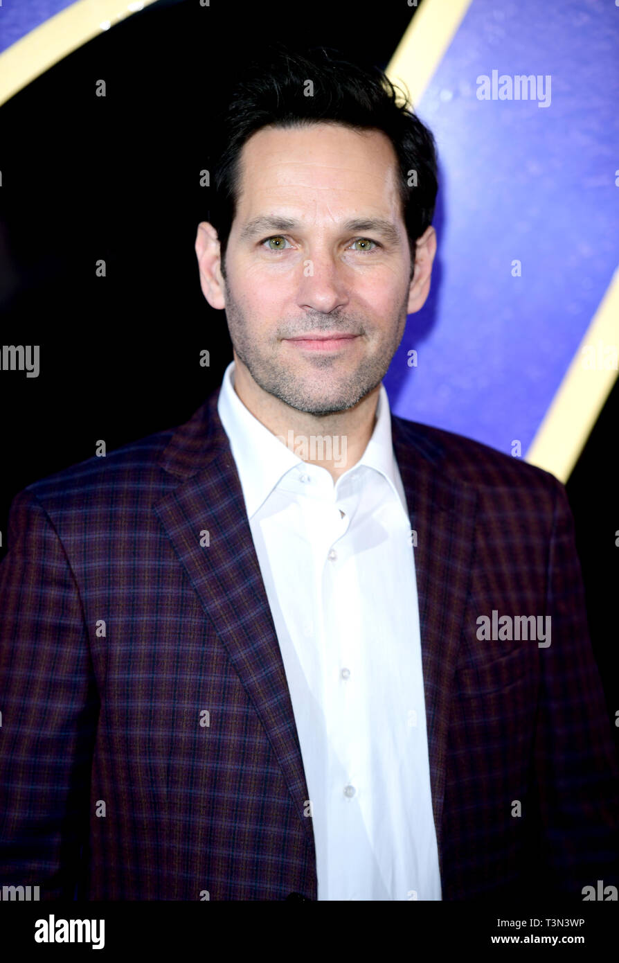 Paul Rudd attending the Avengers: Endgame fan event held at ...