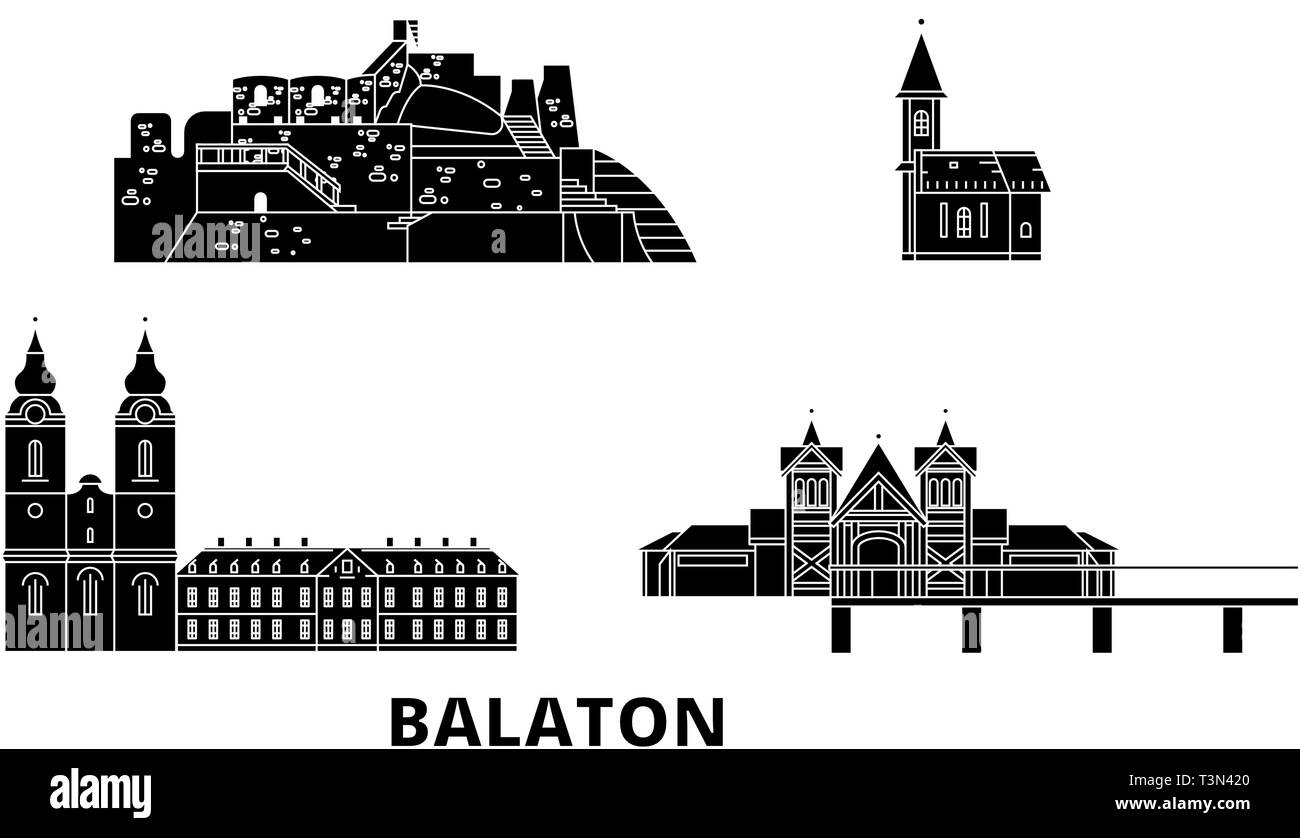 Badacsony hill Stock Vector Images - Alamy