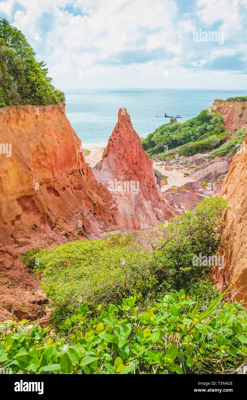 Rock formations called Pico Castelo da Princesa - princess castle at ...