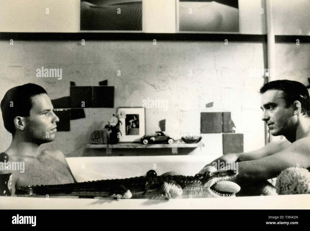 Christopher M. Ohrt and Tim Bergmann in the movie Echte Kerle, 1995 ...