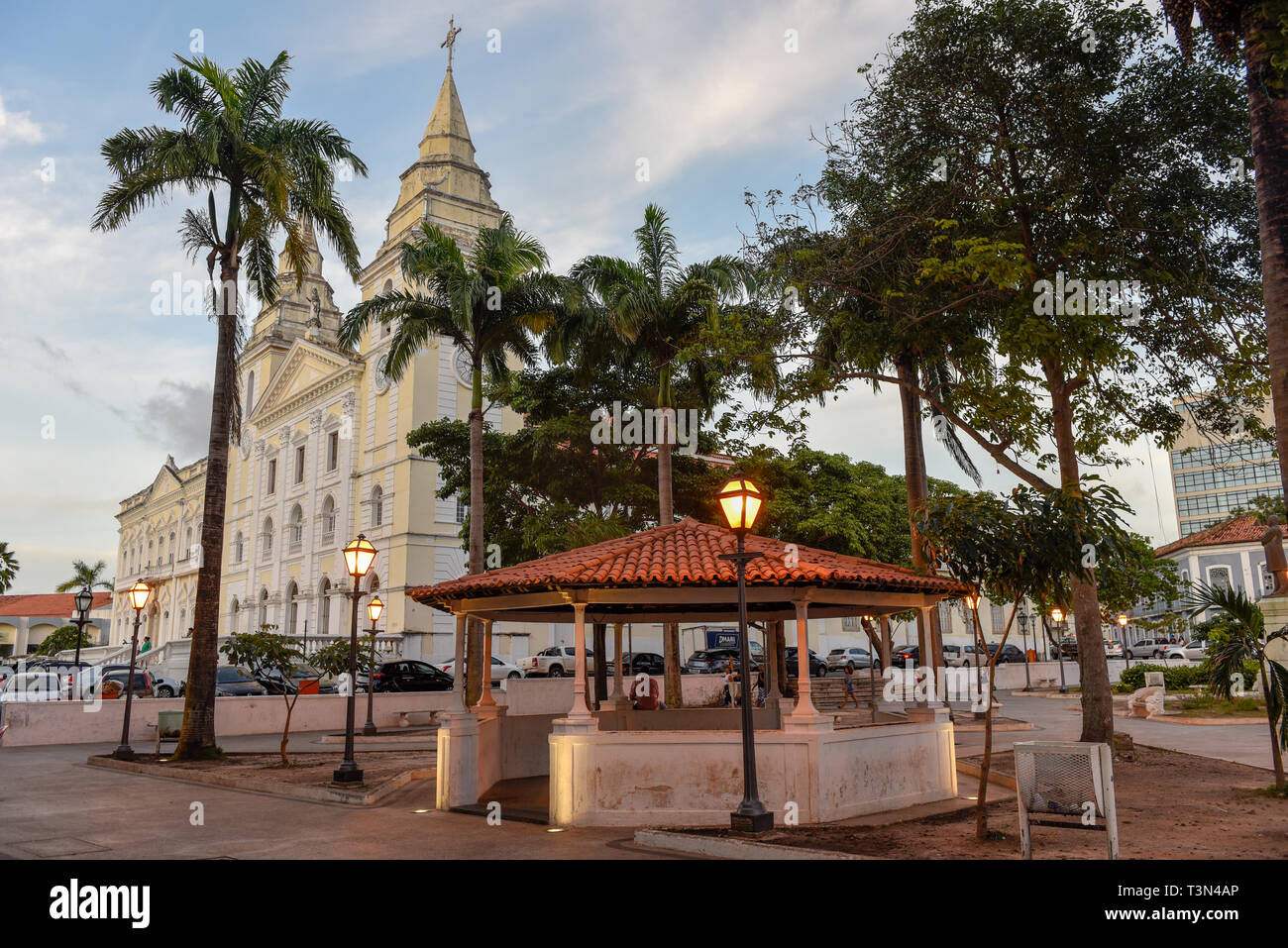 Sao Luis, Brazil - 16 January 2019: Traditional Portuguese colonial ...
