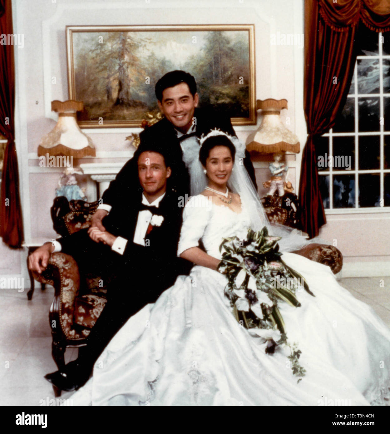 Actors Winston Chao, May Chin, and Mitchell Lichtenstein in the Chinese ...