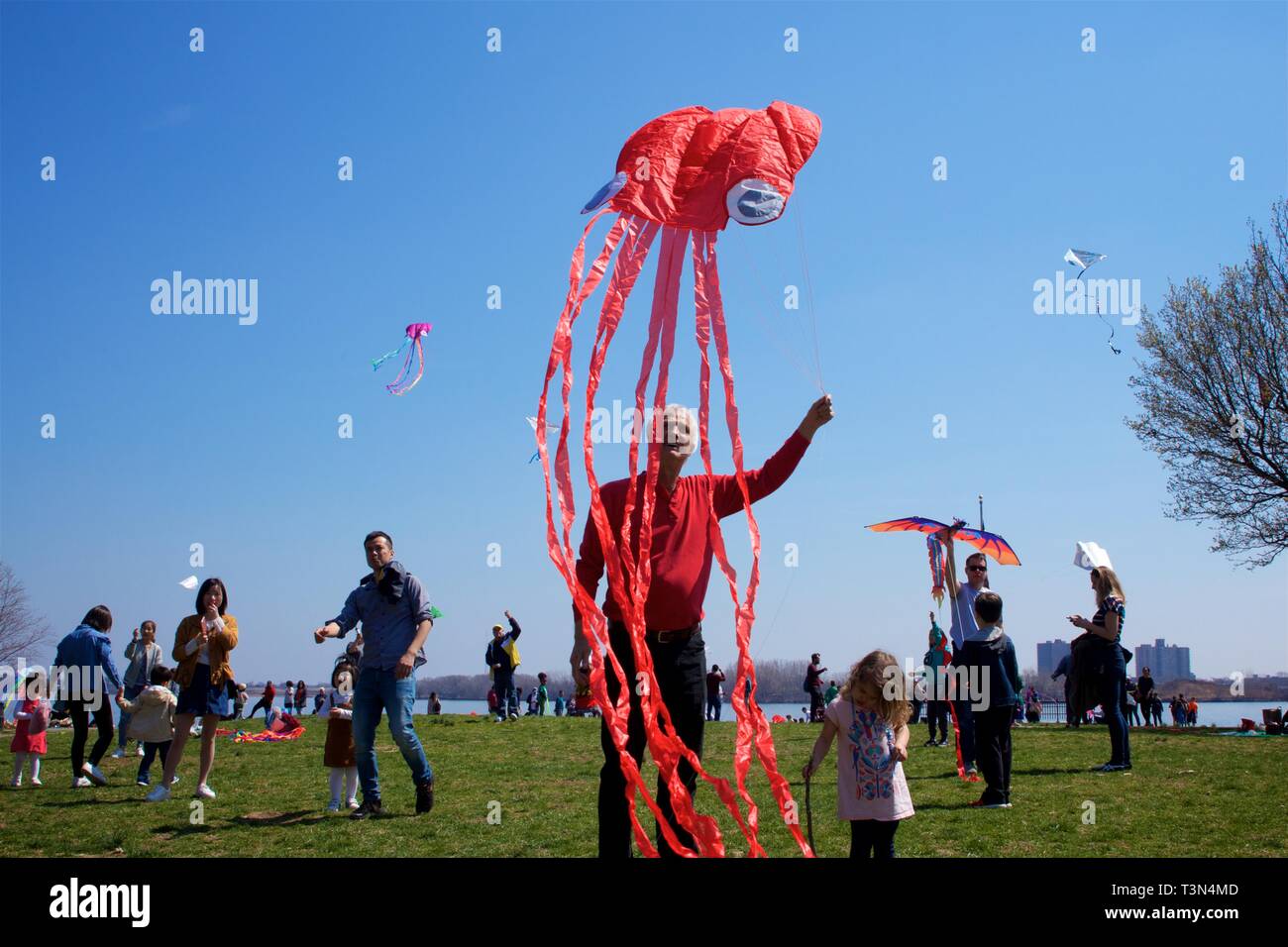 Philadelphia, PA, USA - April 6, 2019: All ages and multi-ethnicities ...